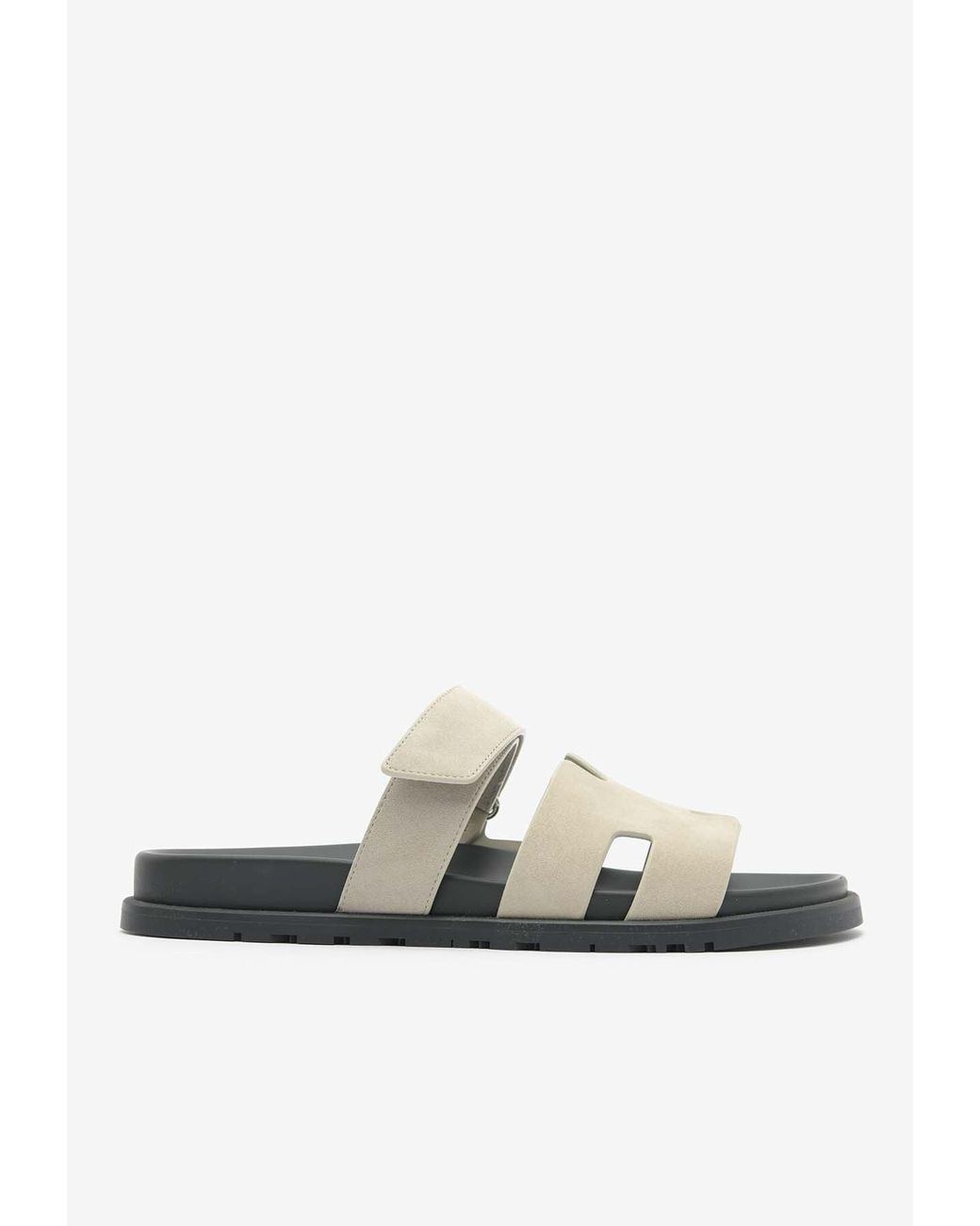 Hermès Chypre Sandals in White for Men | Lyst