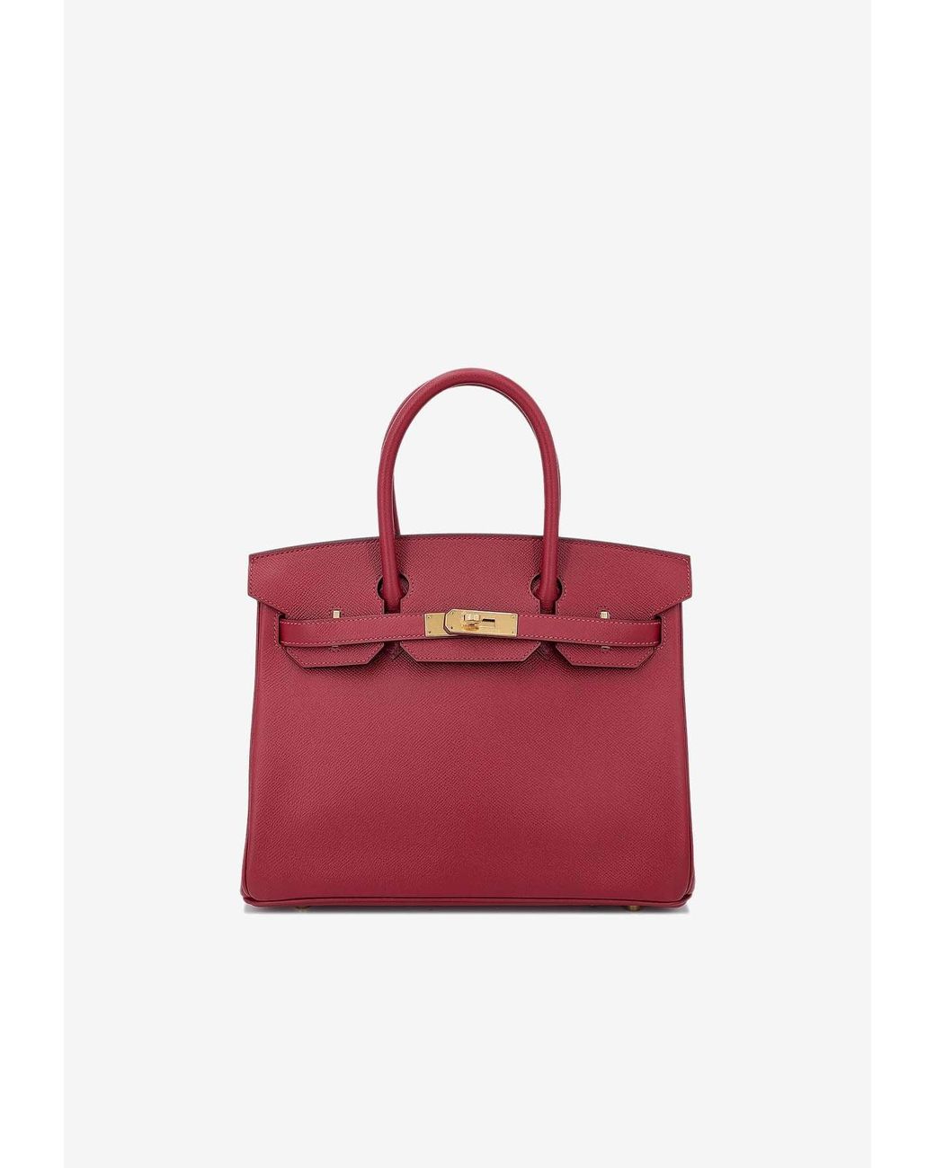Hermès Birkin 30 in Red | Lyst