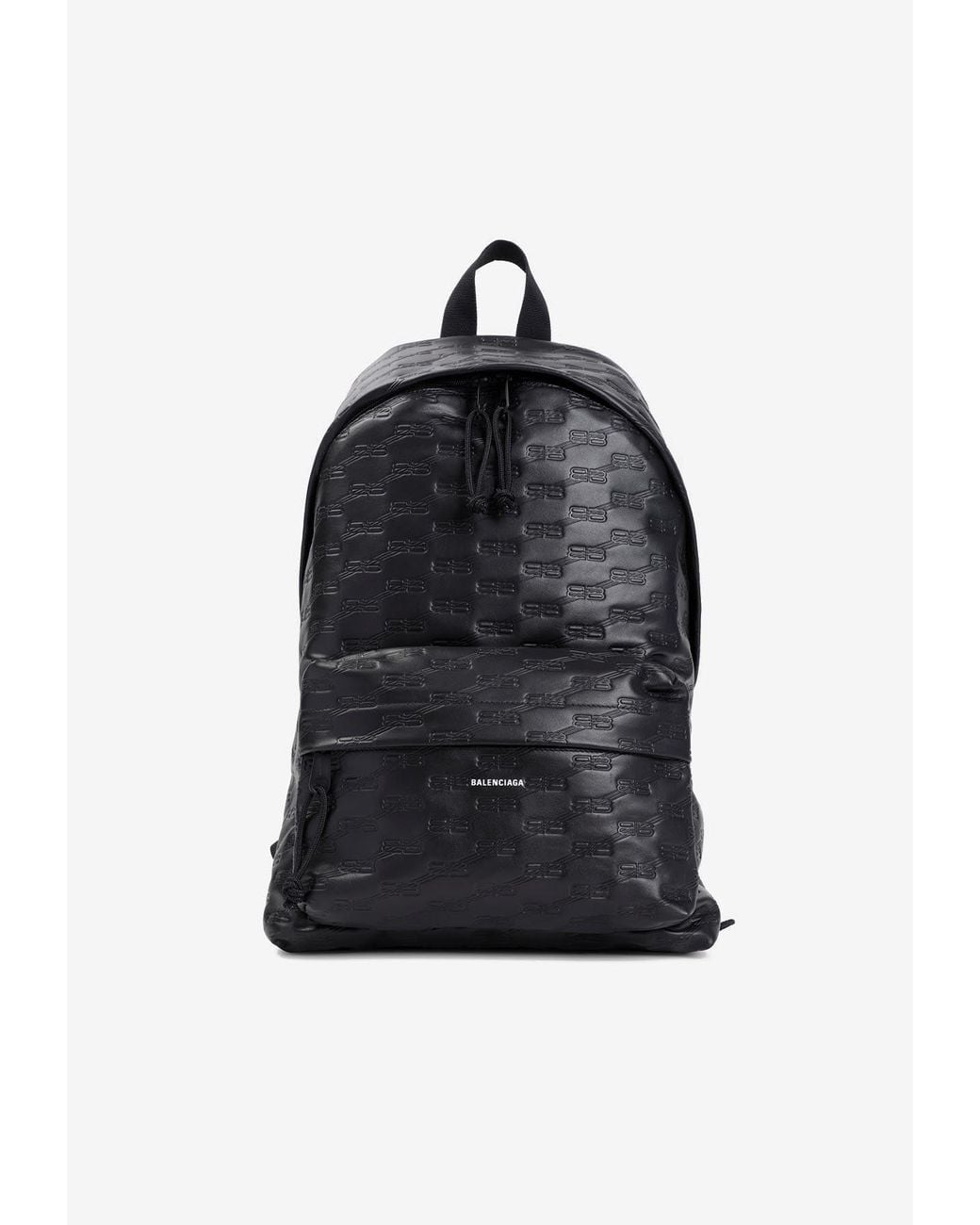 Balenciaga Medium Signature Backpack in Black for Men | Lyst