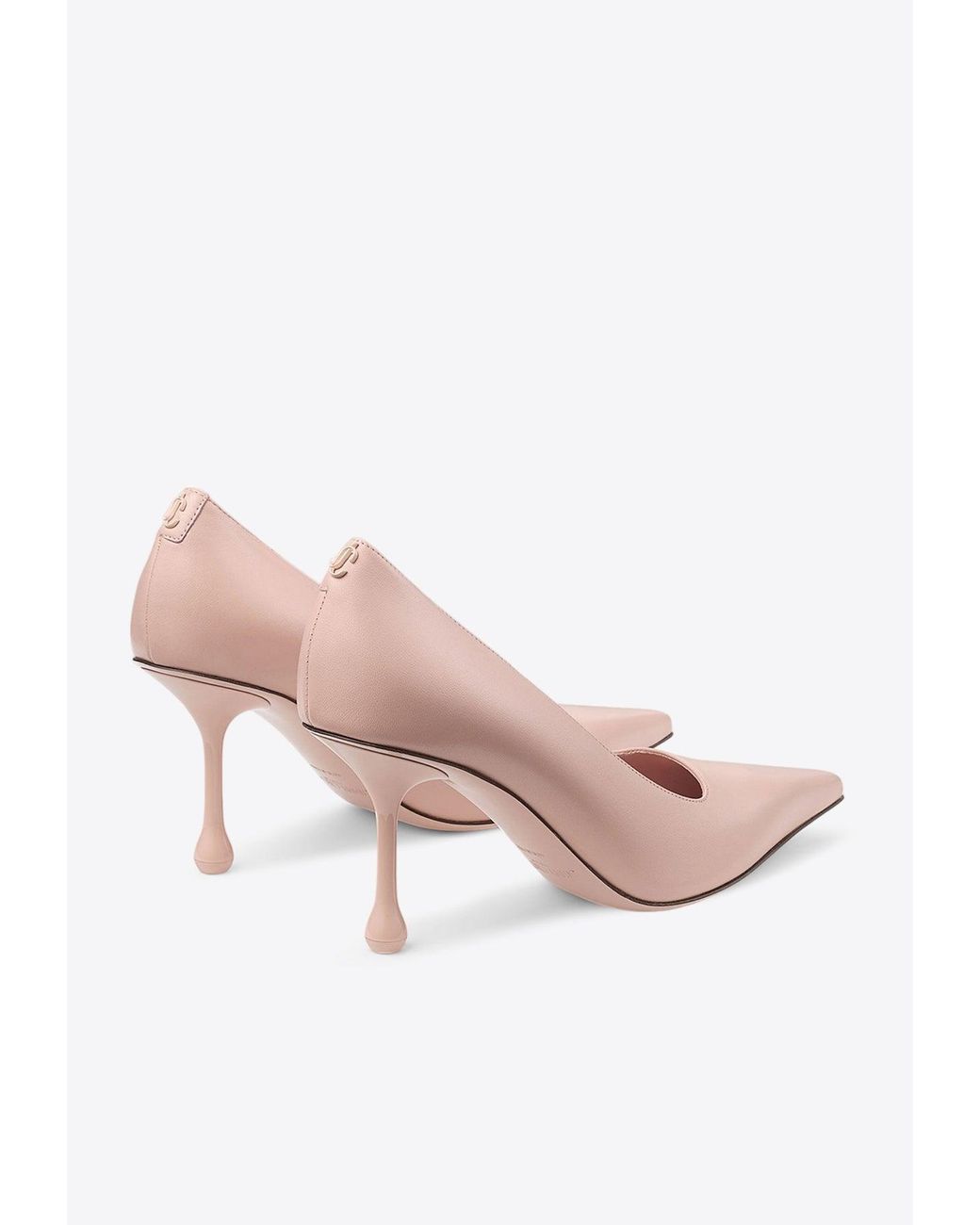 Jimmy Choo Ixia 80 Leather Pumps in Pink | Lyst