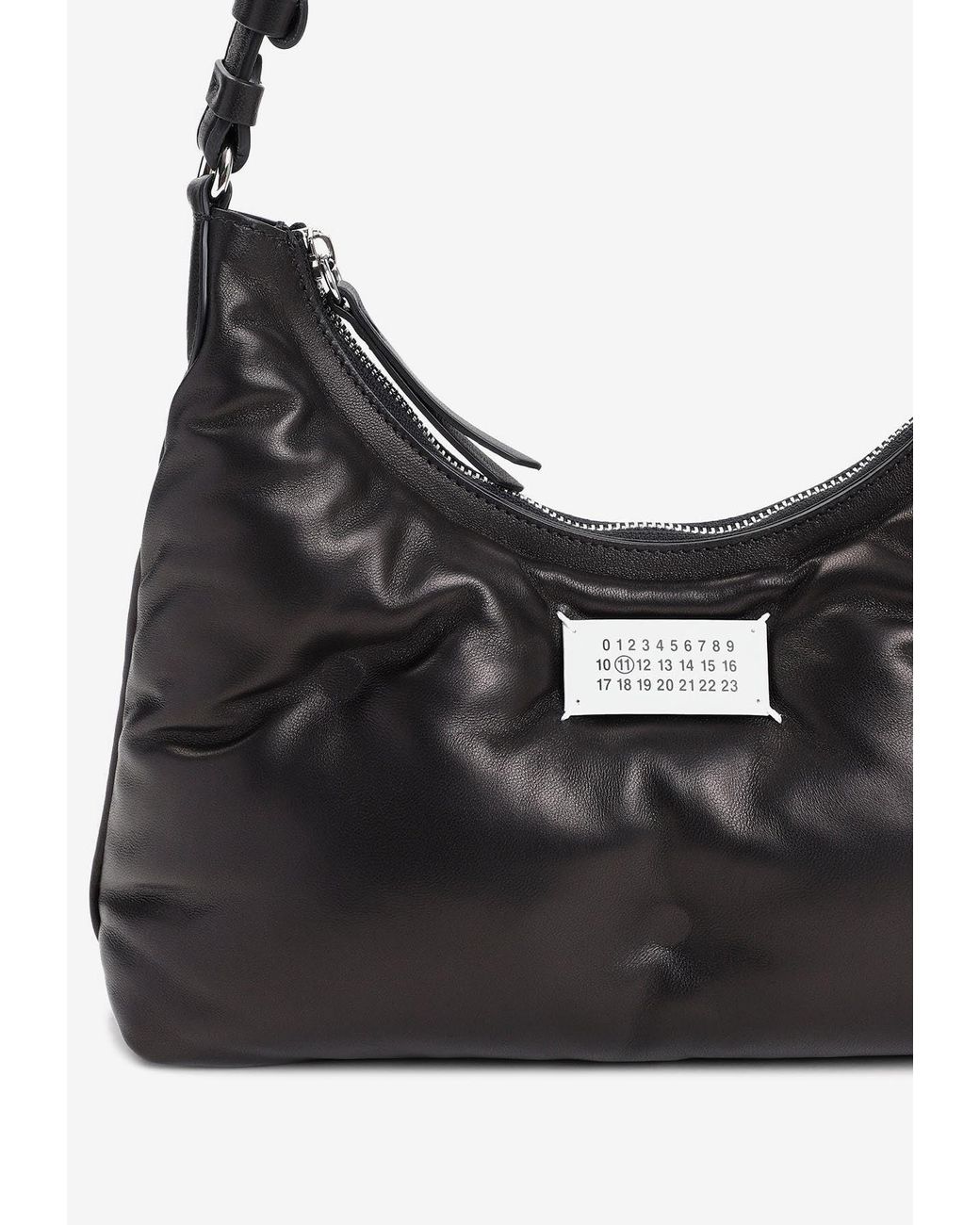 Maison Margiela Small Glam Slam Hobo Bag in Black | Lyst