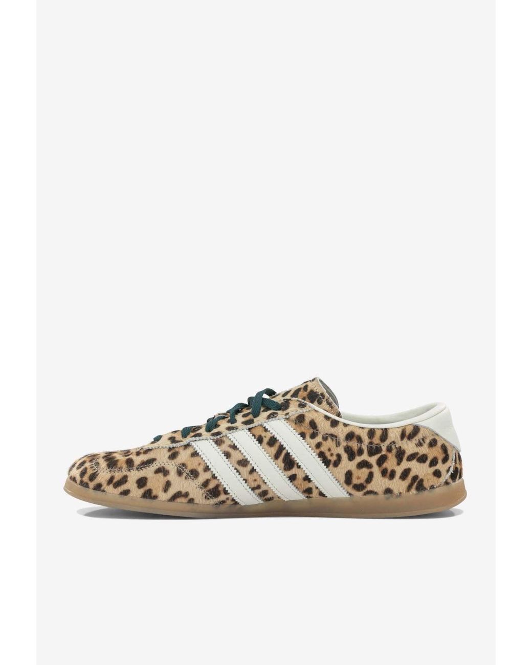 adidas Originals Gazelle Lo Pro Leopard Print Sneakers in White | Lyst