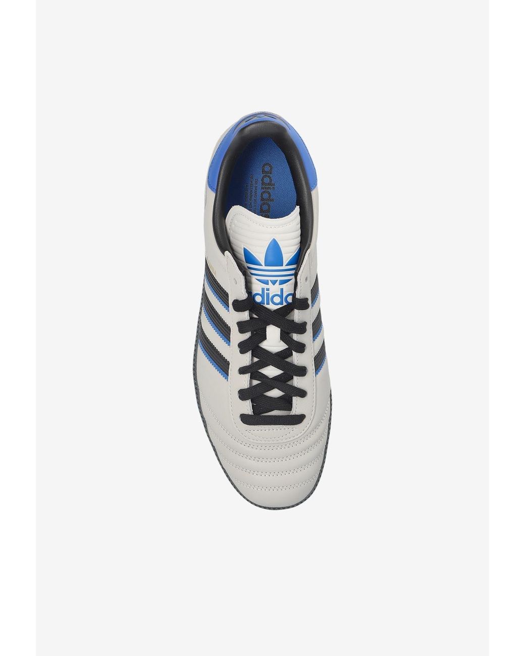 adidas Originals Samba Jp Leather Low-Top Sneakers in Blue | Lyst