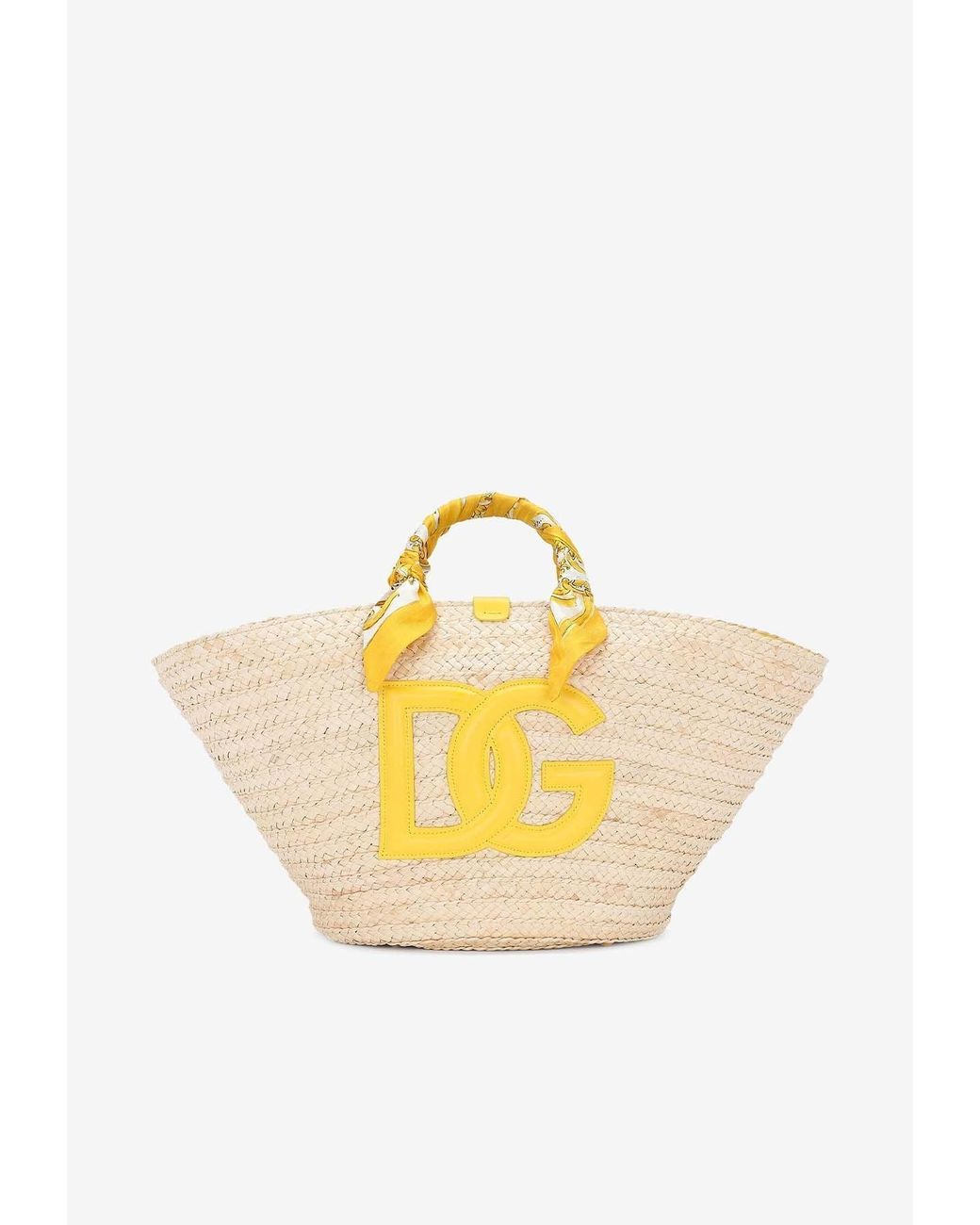 Dolce & Gabbana Medium Kendra Dg Tote Bag in Metallic | Lyst