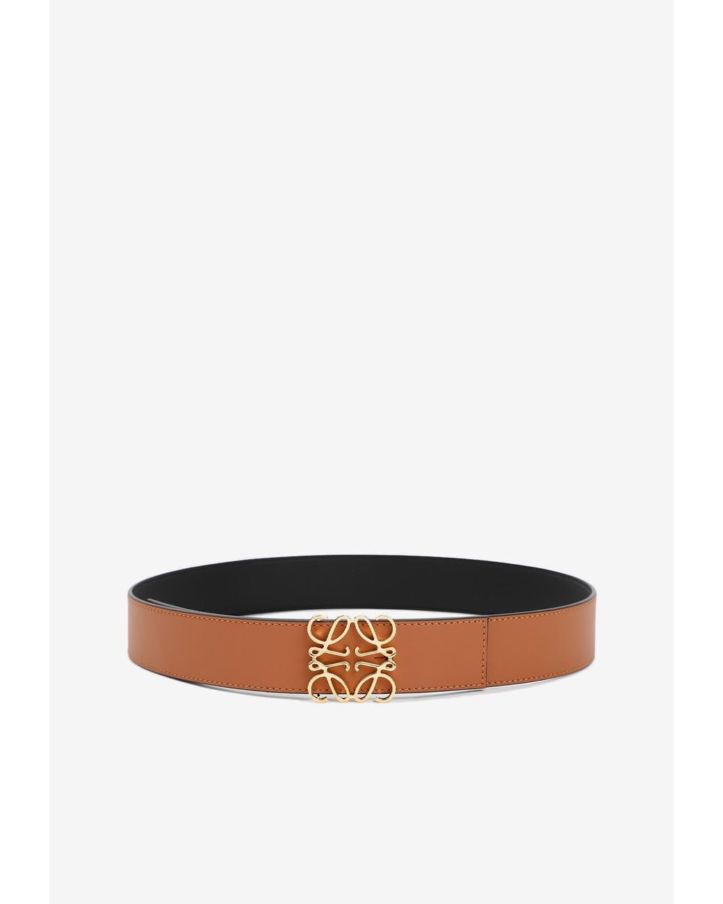Loewe Reversible Anagram Belt in White | Lyst