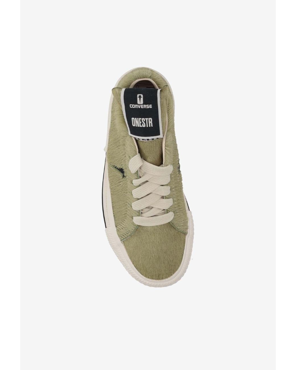 Rick Owens One Star Pro Lace-Up Sneakers in Green | Lyst