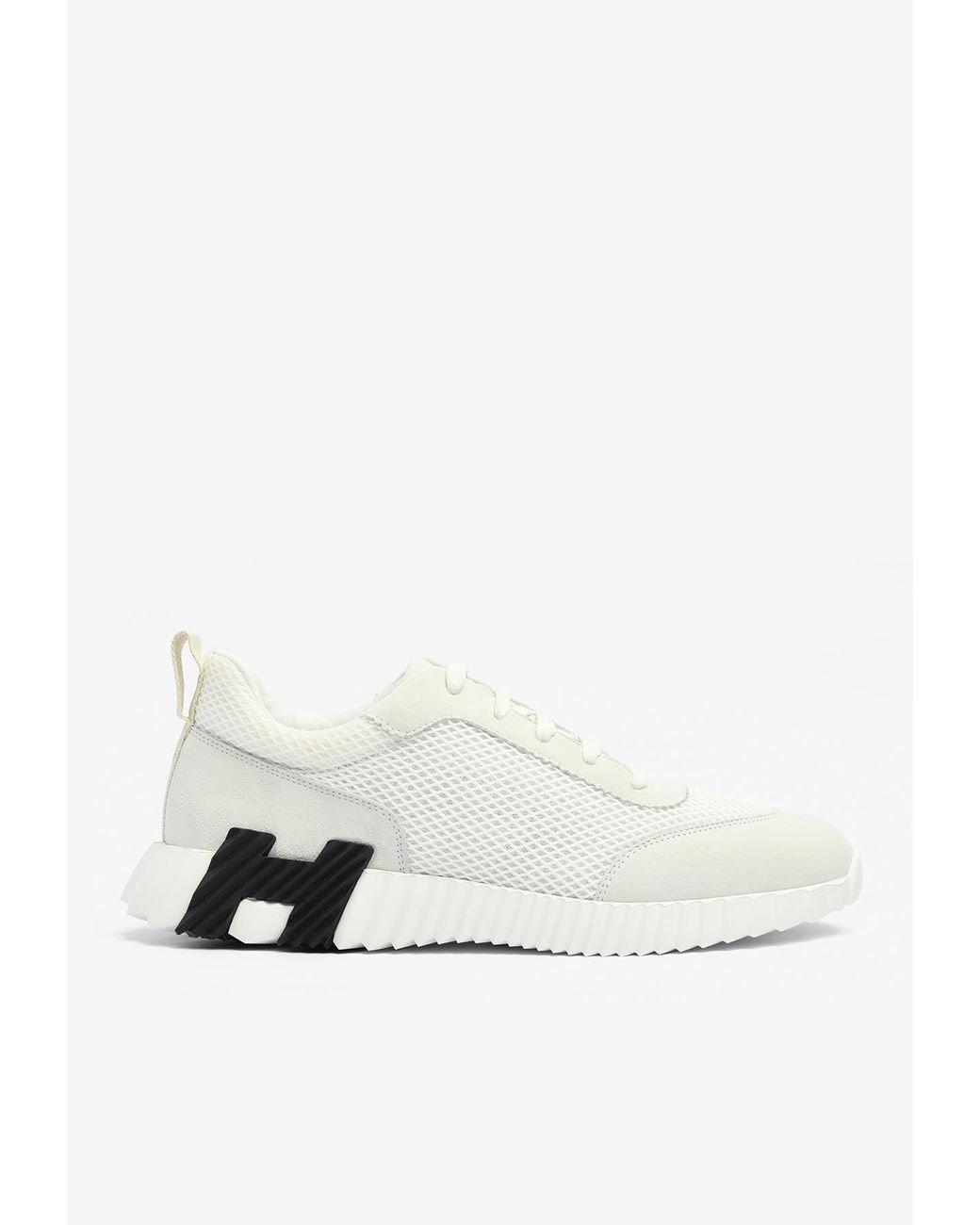 Hermès Bouncing Low-top Sneakers in White for Men | Lyst