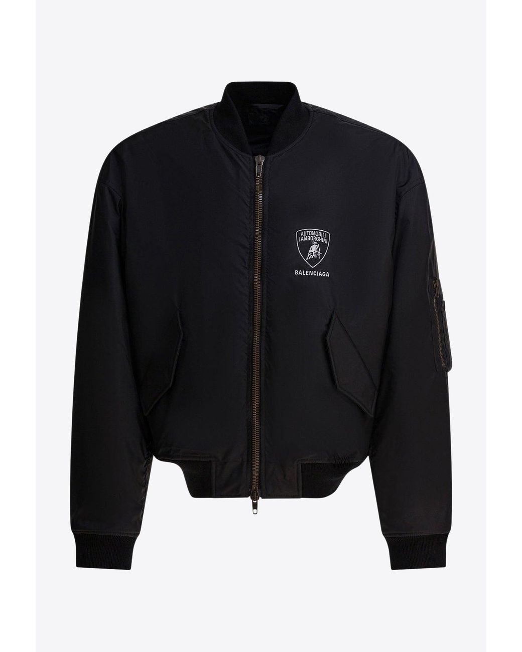 Balenciaga Automobili Lamborghini Bomber Jacket in Black for Men | Lyst