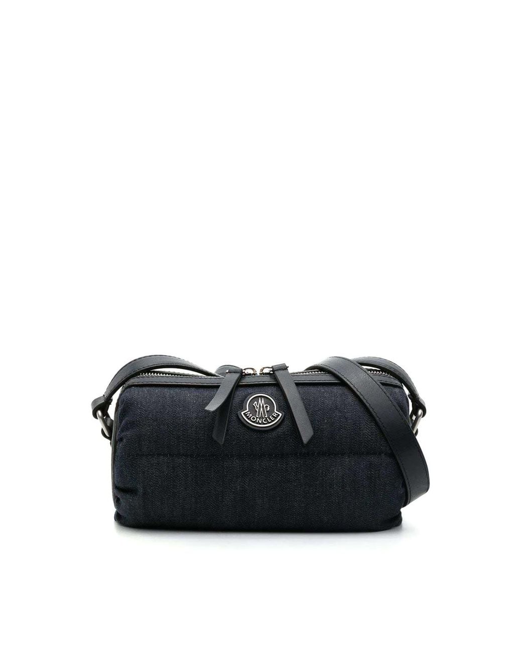 Moncler New Keoni Boucl Cross Body Bag in Black | Lyst