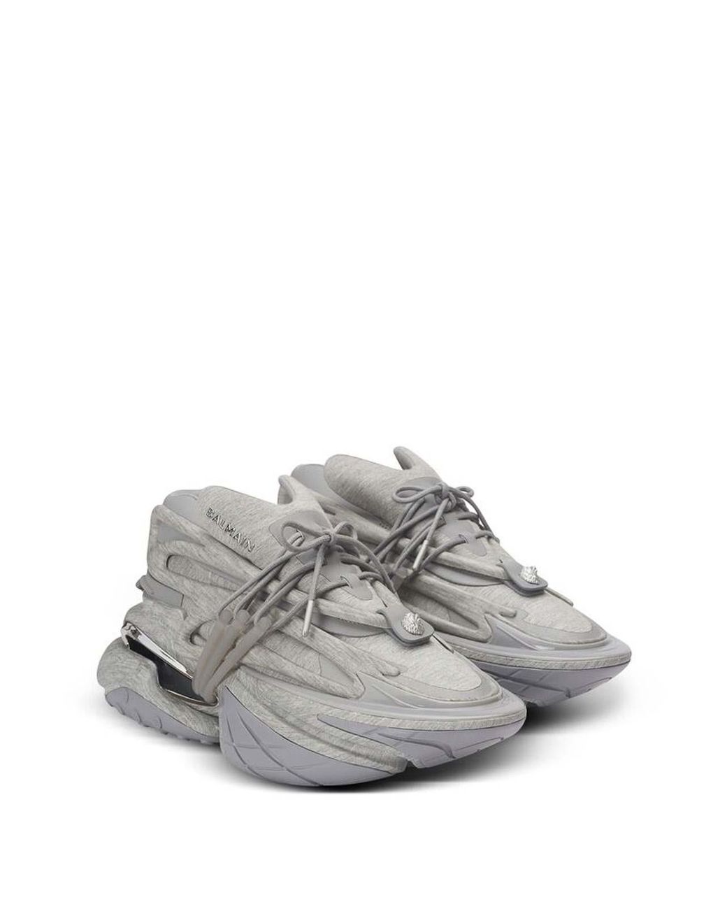 Balmain Sneakers in Gray for Men | Lyst