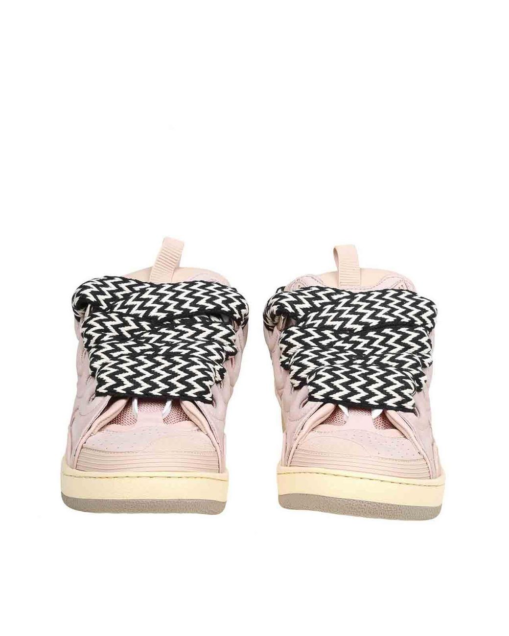 Lanvin Curb Sneakers in Pink | Lyst UK