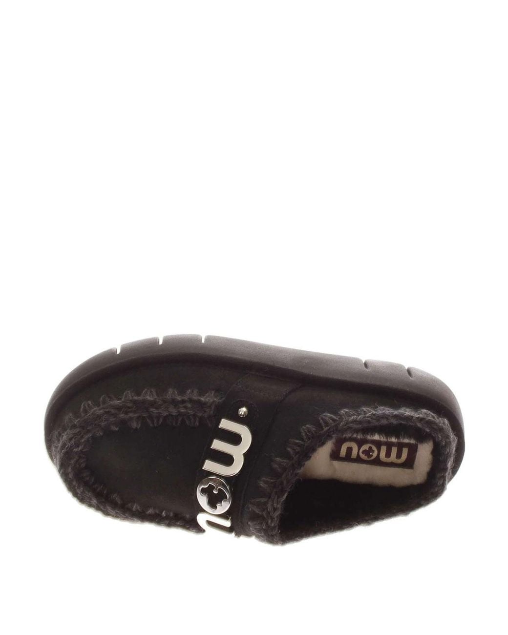 Mou Eskimo Bounce Clog Metal Logo in Black | Lyst