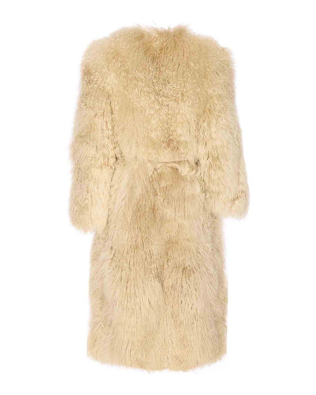 S.w.o.r.d 6.6.44 Fur Coat in Natural | Lyst