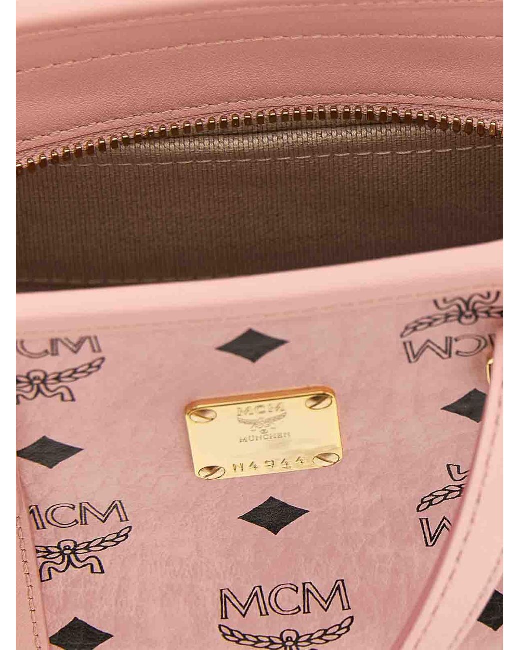 MCM X-Mini Shopping Bag in Pink | Lyst