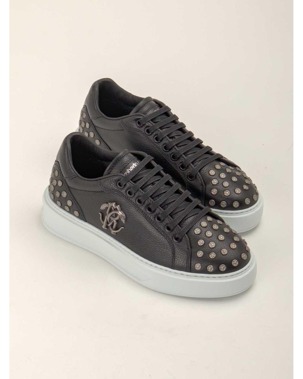 Roberto Cavalli Sneakers in Black | Lyst