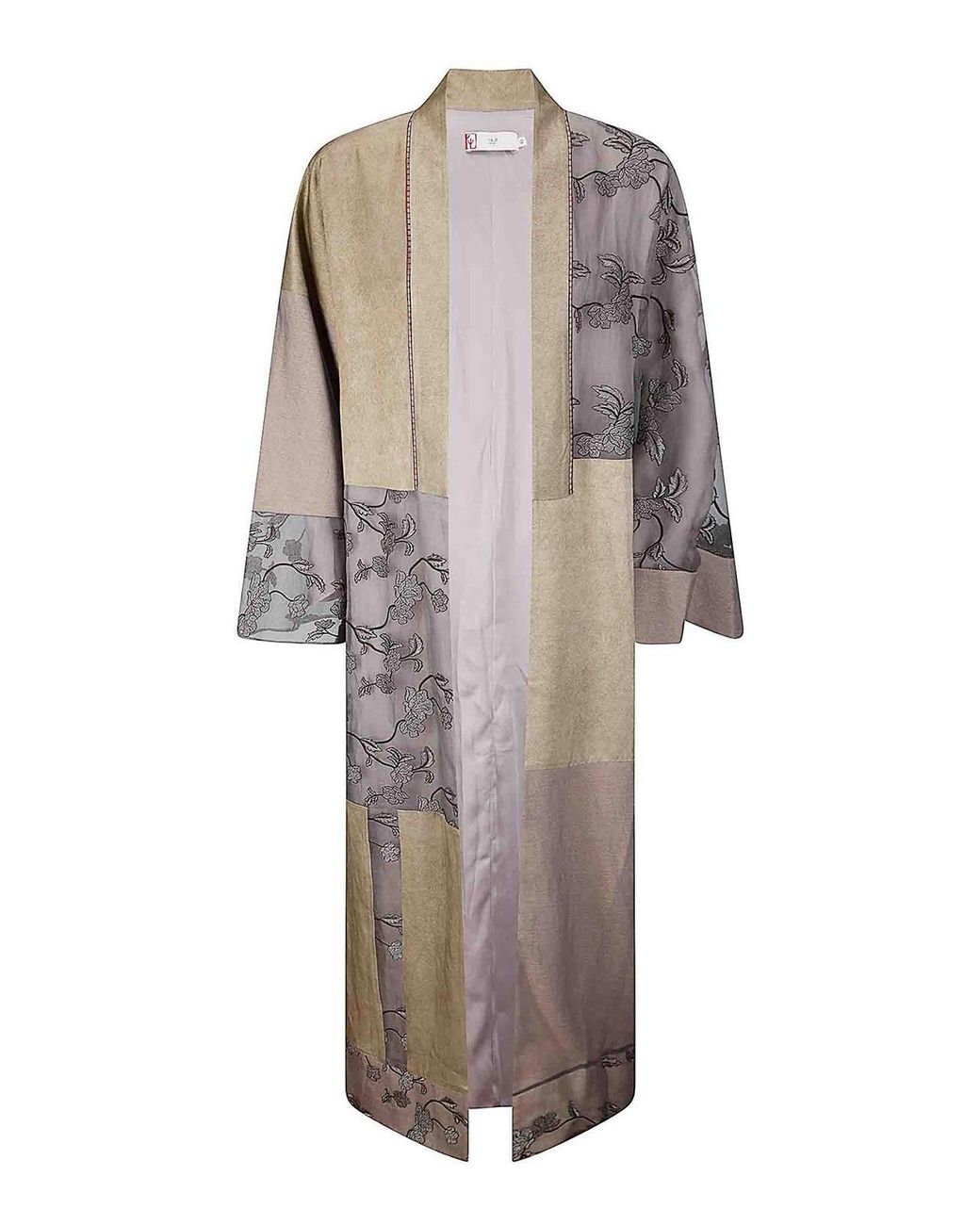 HUI Giada Long Dress in Grey | Lyst UK