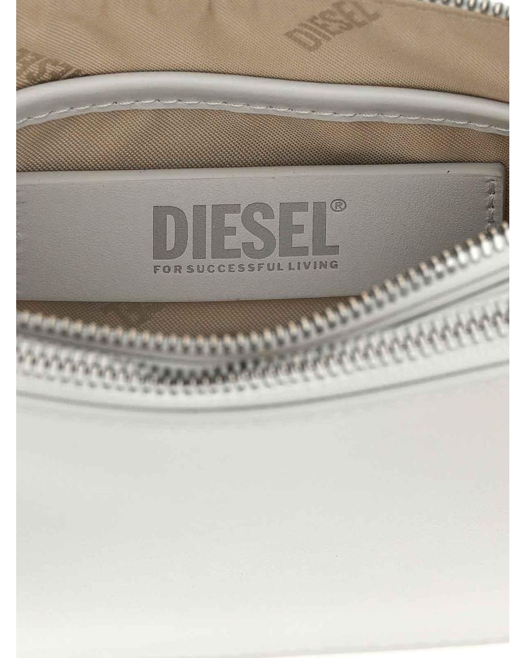 DIESEL 1Dr Twin Shoulder Bag in White | Lyst