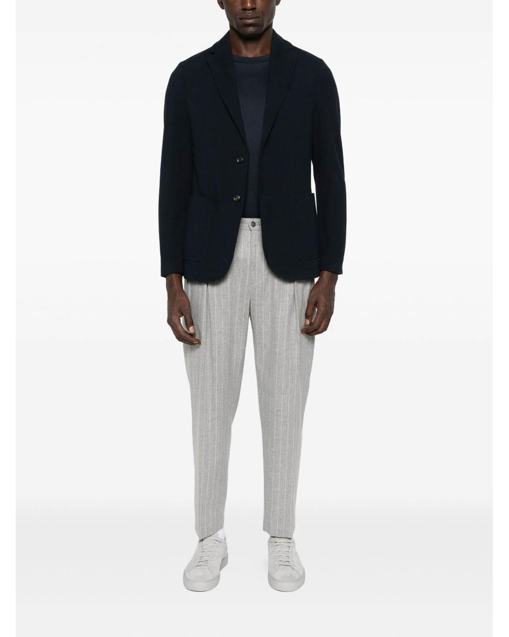 Circolo 1901 Blazer With Application in Blue for Men | Lyst UK