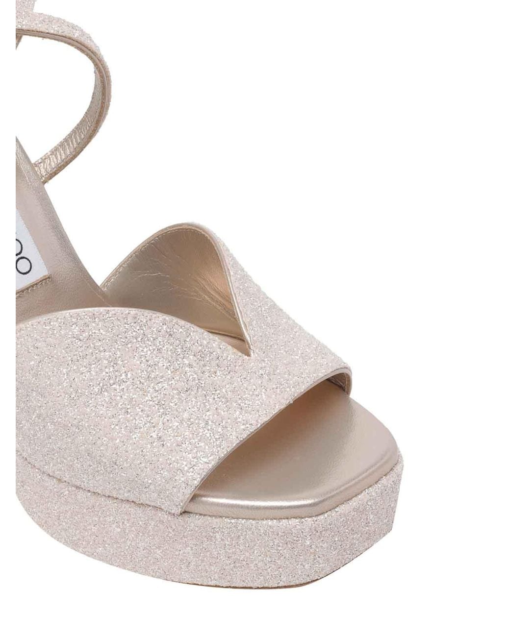 Jimmy Choo Karli Pump Sandals in White | Lyst
