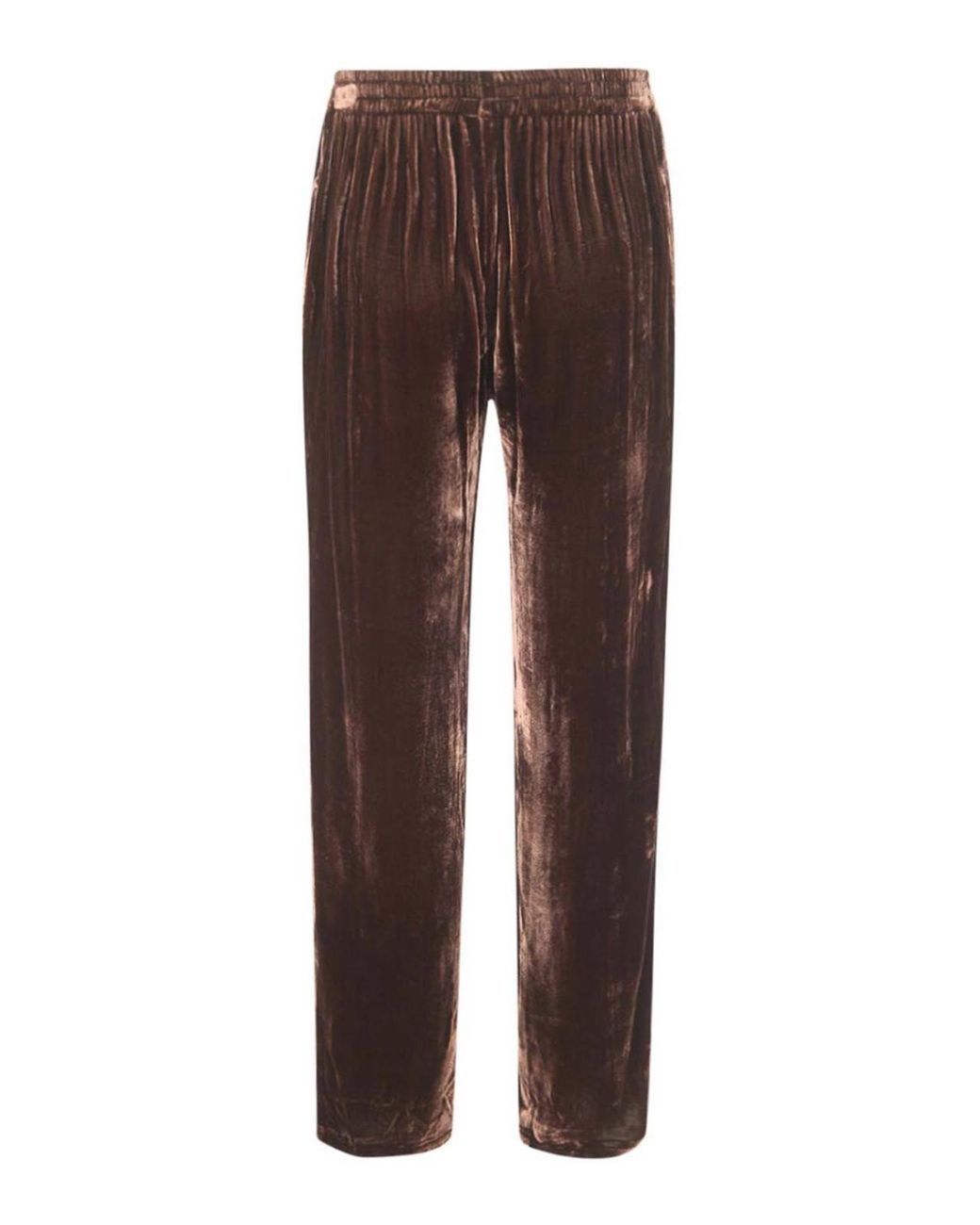 BIANCO LEVRIN Carla Pants in Brown | Lyst