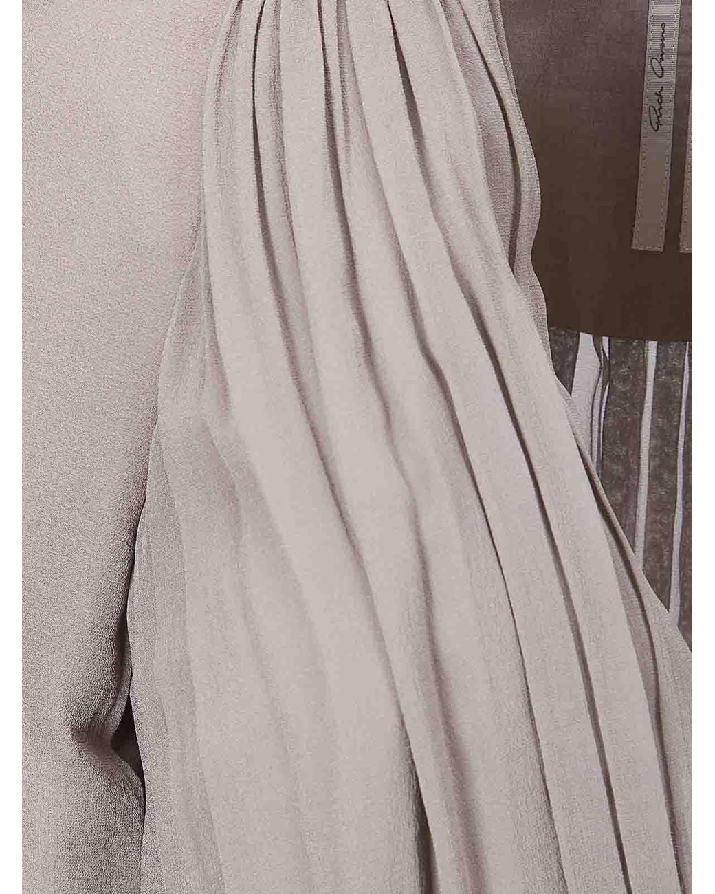 Rick Owens Maria Jacket in Grey | Lyst UK
