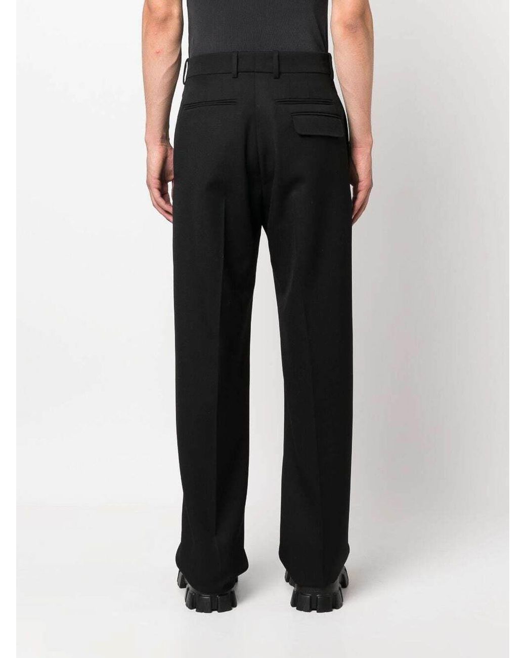 McQueen Double Dart Pants in Black for Men | Lyst UK
