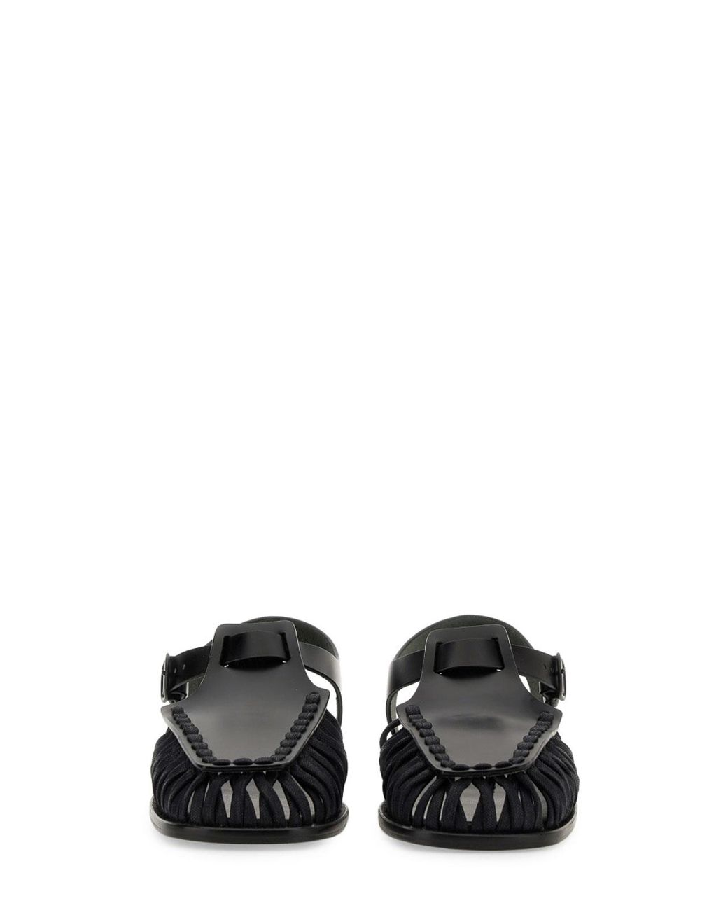 Hereu Alaro Square-Toe T-Bar Sandals in Black | Lyst