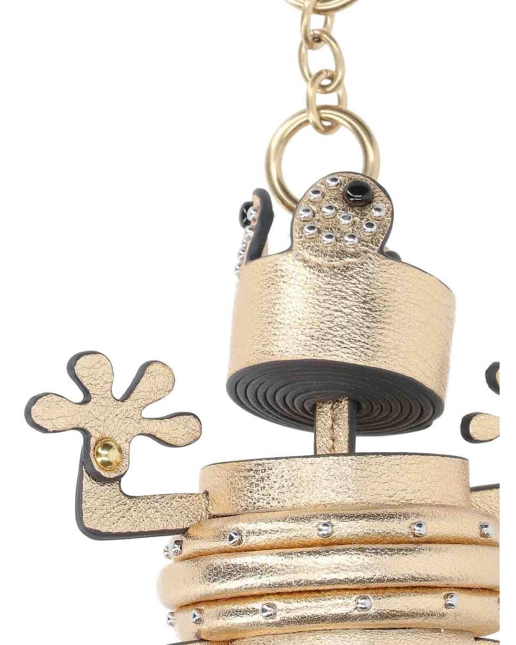 Anya Hindmarch Charm Portachiavi in Metallic | Lyst UK