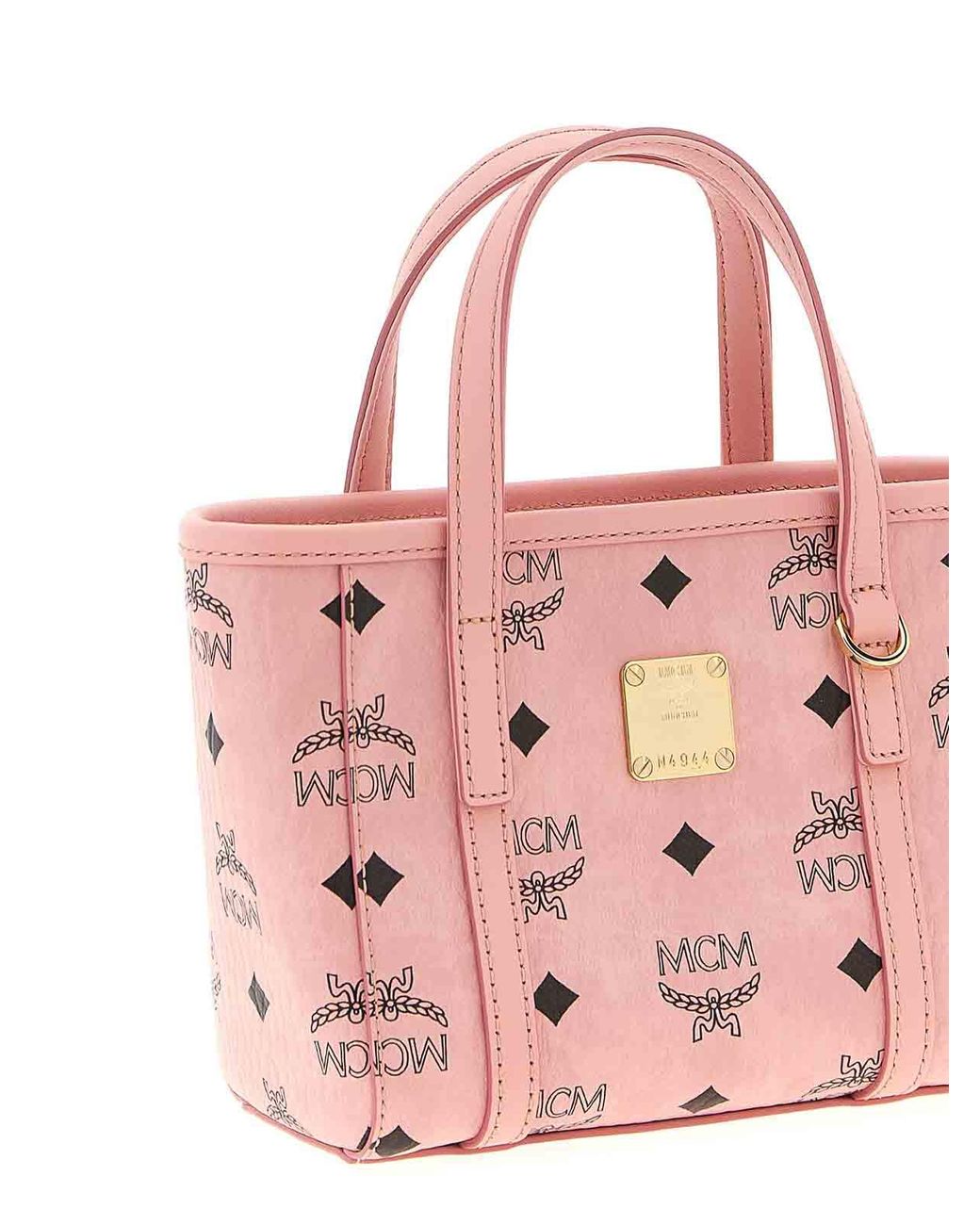 MCM X-Mini Shopping Bag in Pink | Lyst