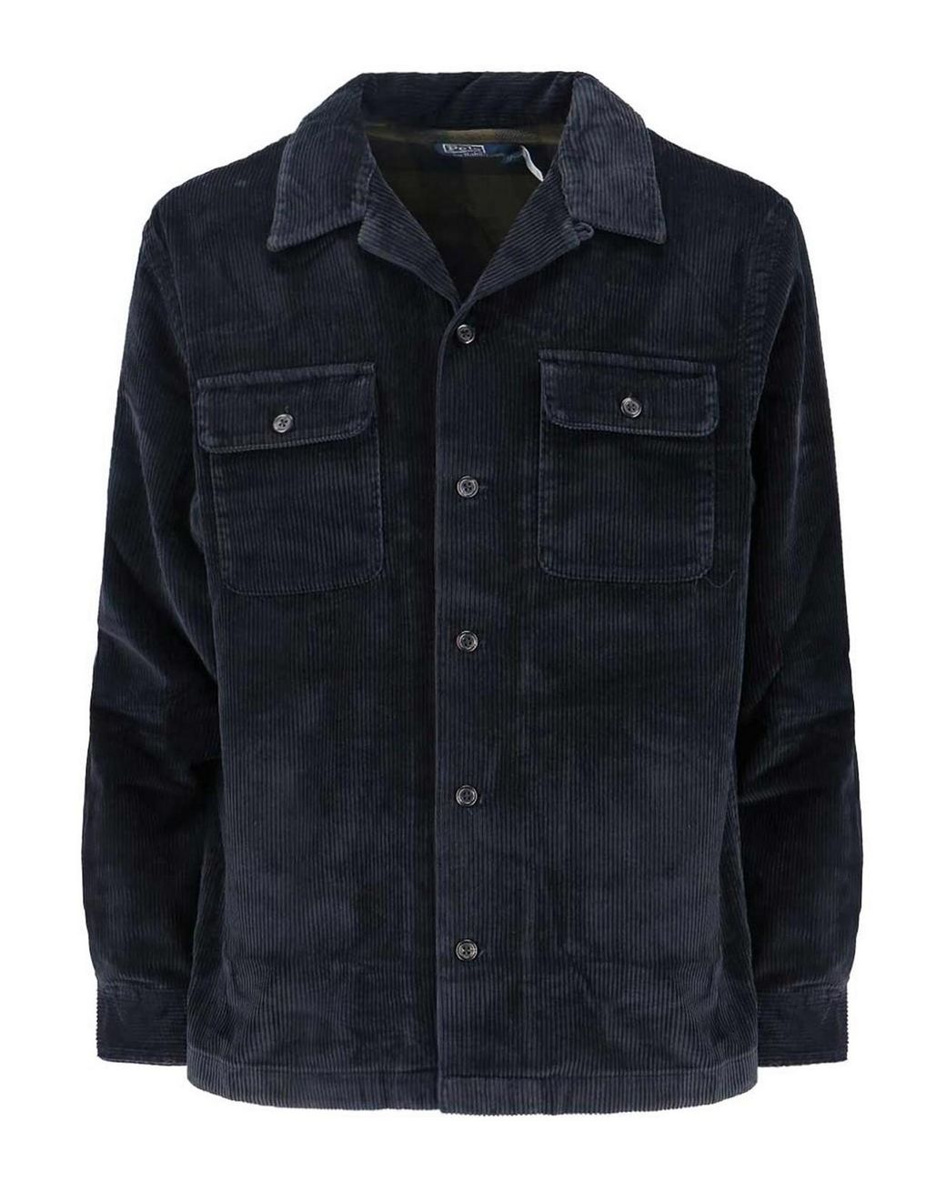 Polo Ralph Lauren Velvet Shirt in Blue for Men | Lyst UK