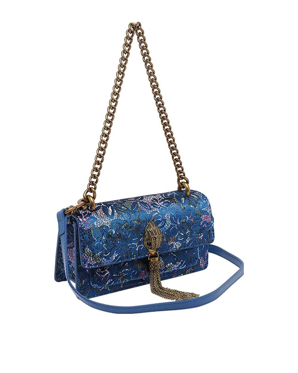 Kurt Geiger Small Shoreditch Shoulder Bag in Blue | Lyst