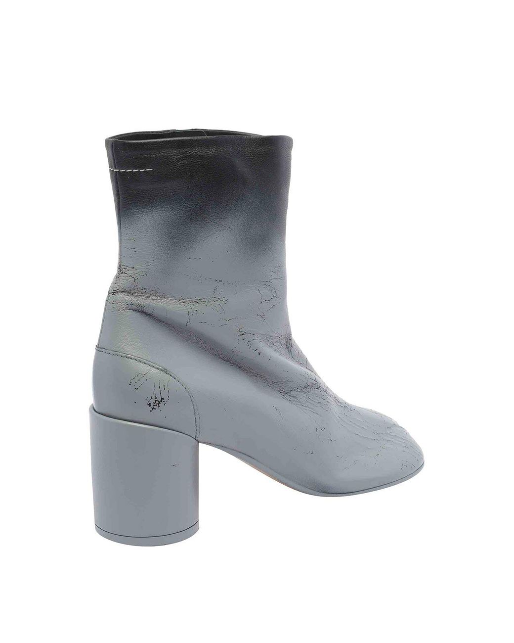 MM6 by Maison Margiela Tabi Booties in Gray | Lyst