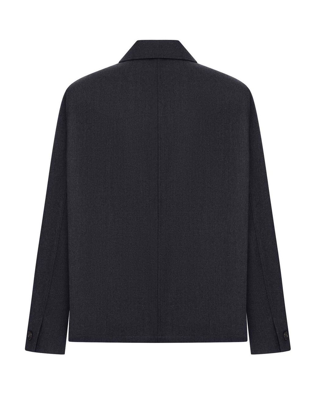 Incotex Wool Overshirt in Blue for Men | Lyst