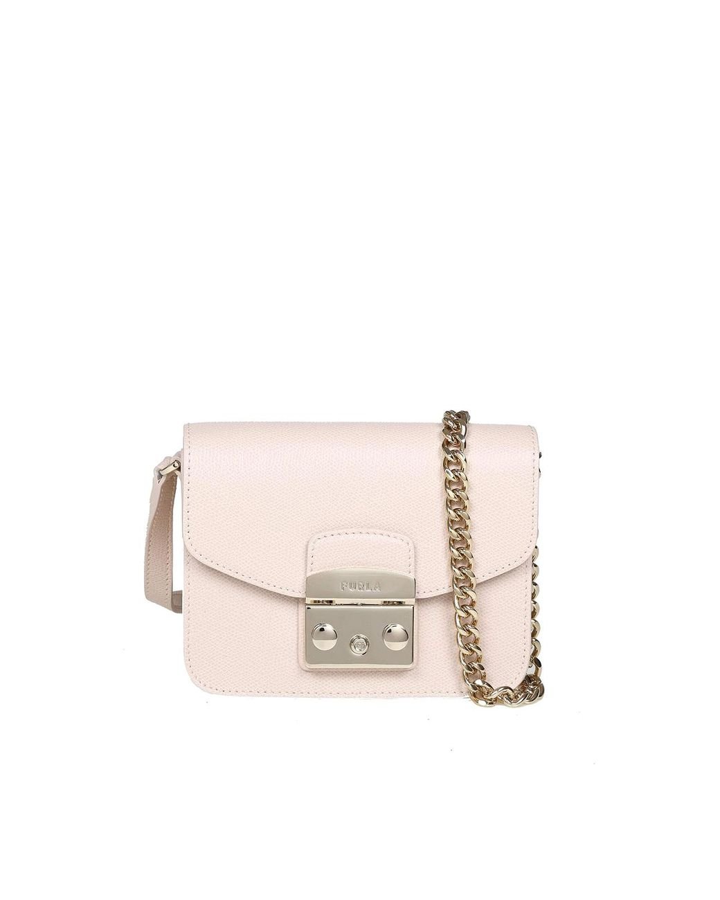 Furla Metropolis Mini Bag in Natural | Lyst