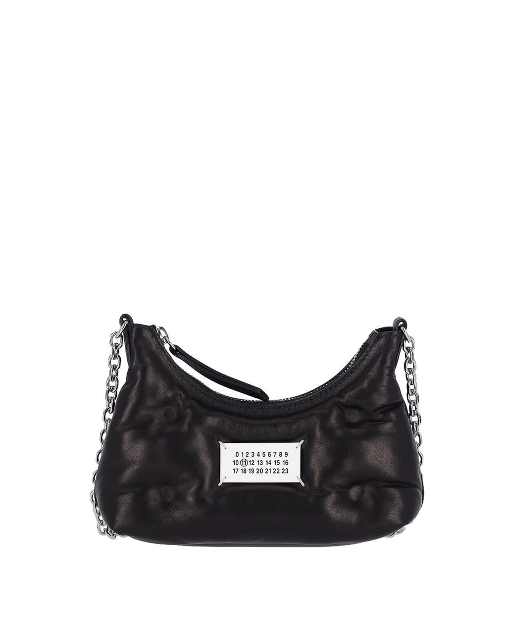 Maison Margiela Glam Slam Hobo Micro in Black | Lyst
