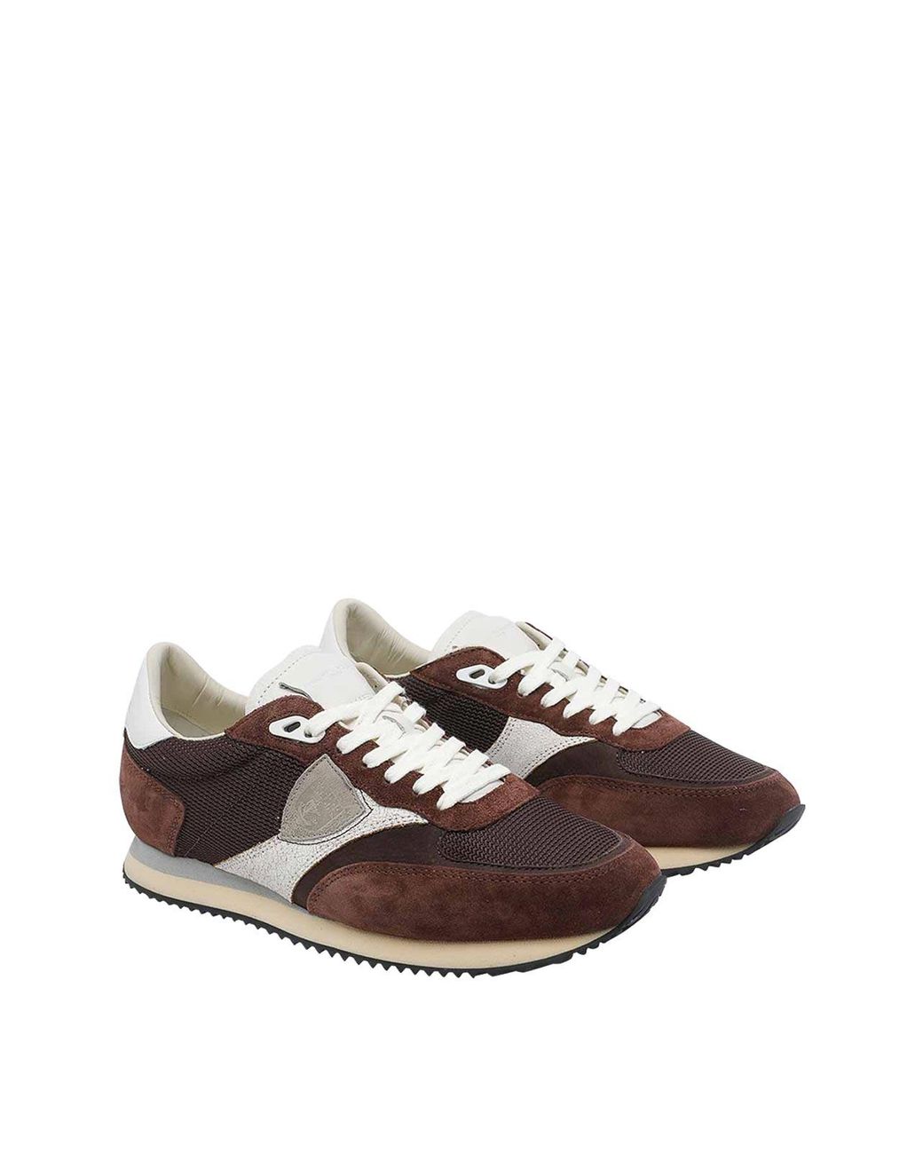 Philippe Model Blville Sneakers in Brown for Men | Lyst