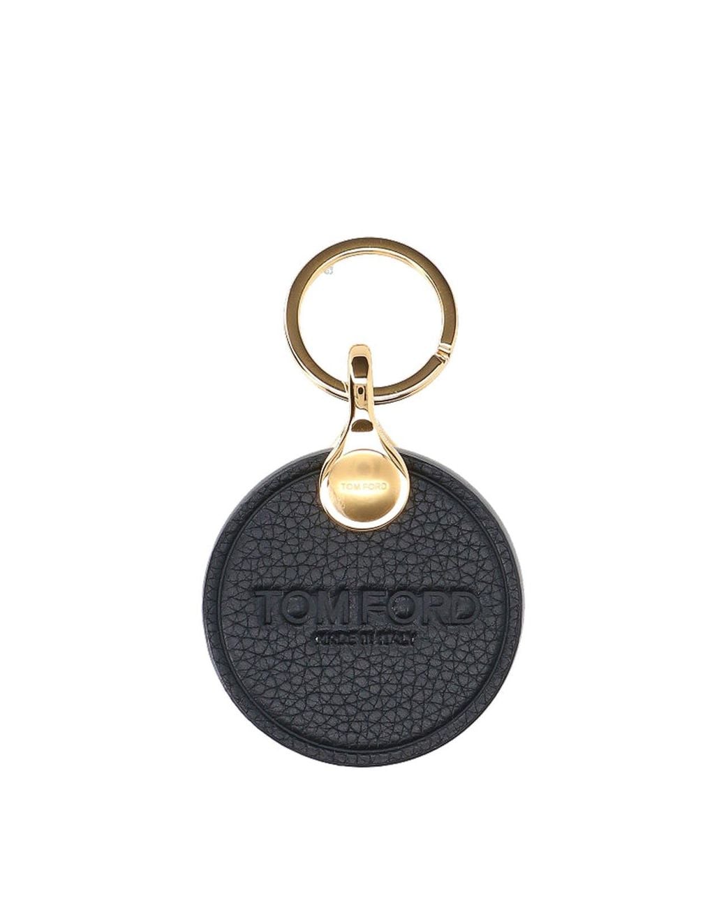 Tom Ford Leather Key Ring in Blue for Men | Lyst