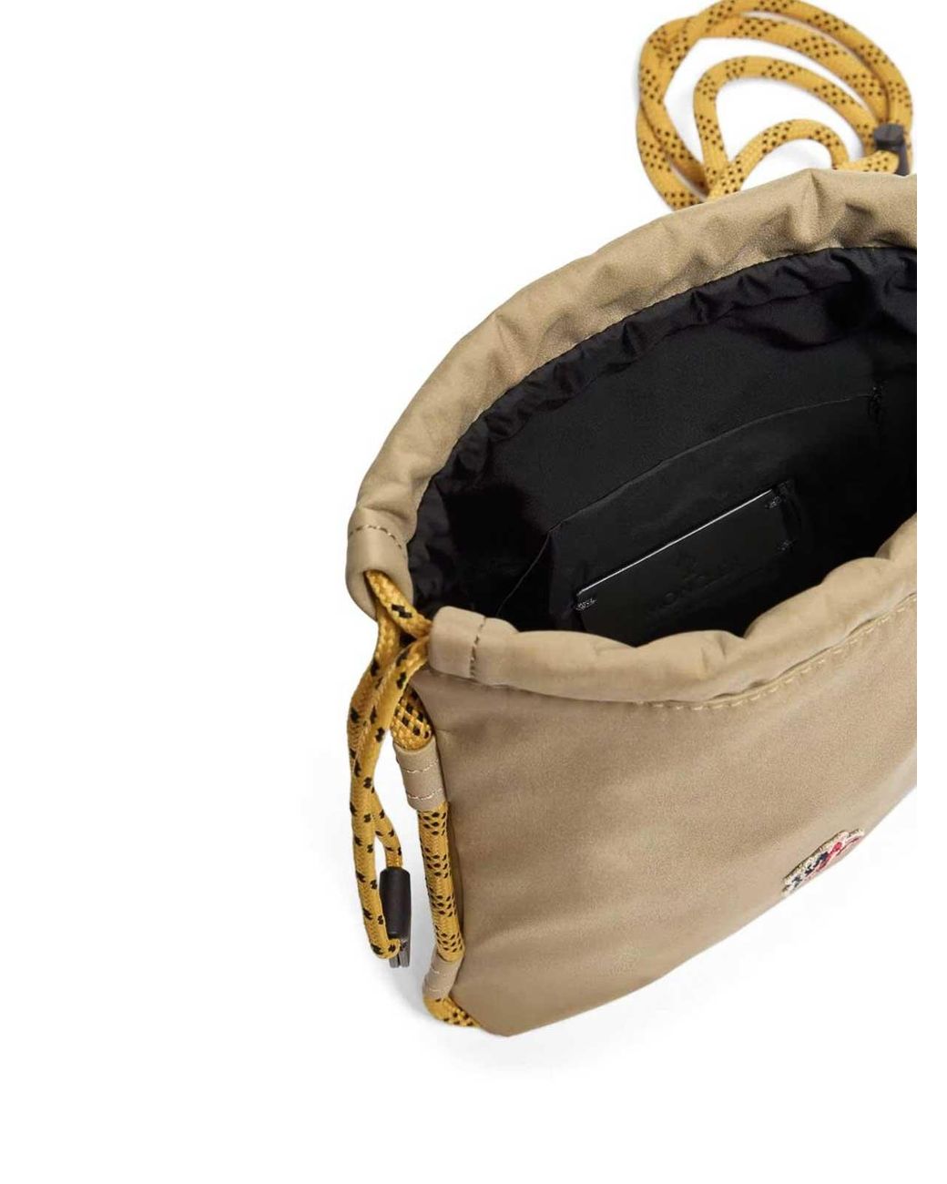 Moncler Makaio Messenger Bag in Natural | Lyst