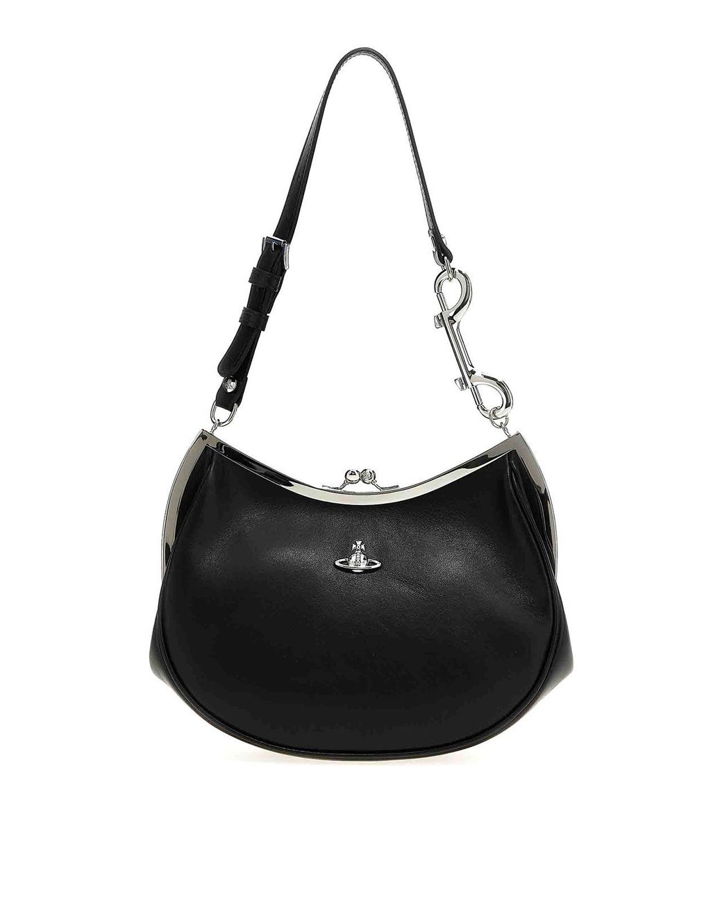 Vivienne Westwood Charm Frame Purse Shoulder Bag in Black | Lyst
