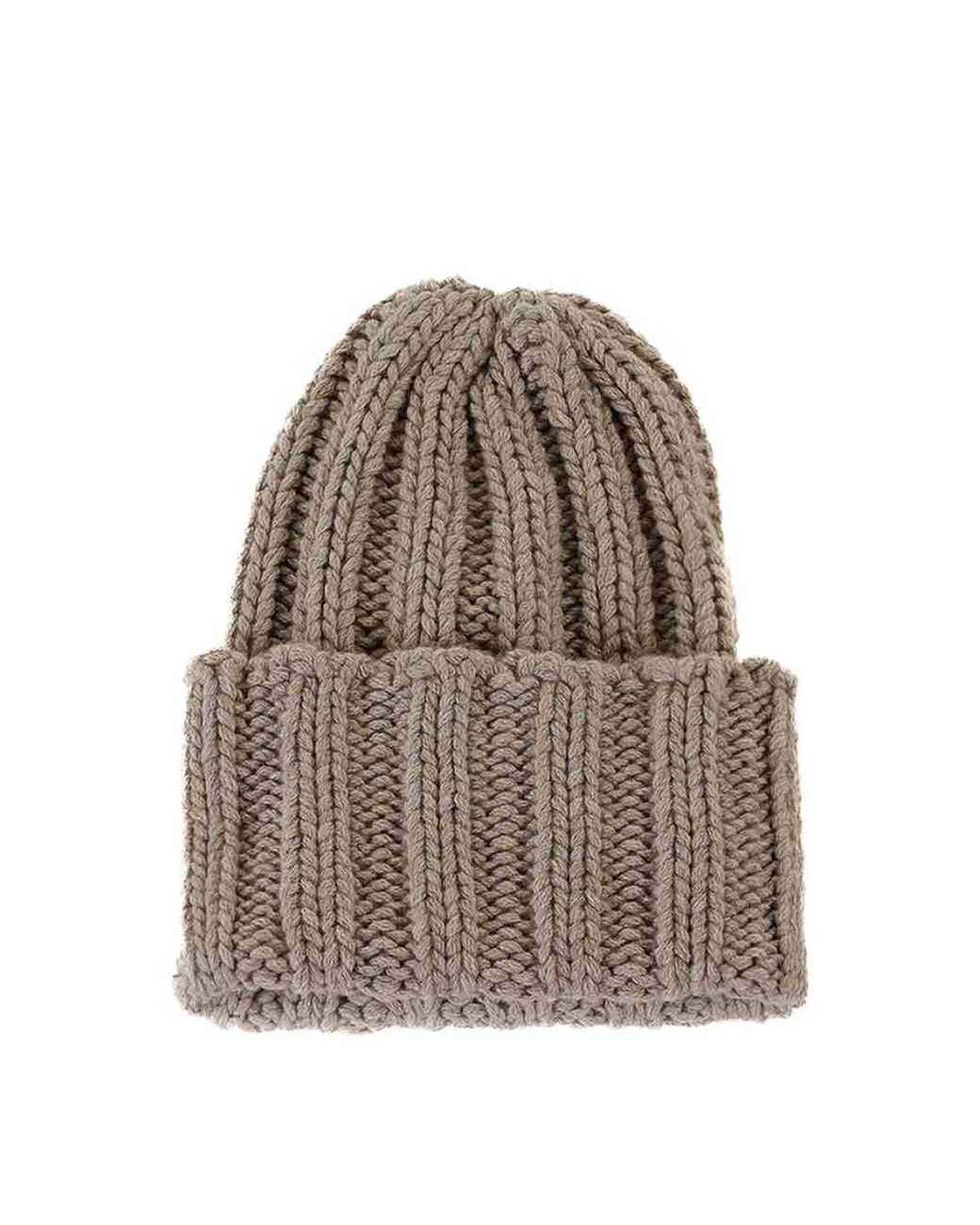 Inverni Dove Cashmere Beanie in Natural for Men | Lyst UK