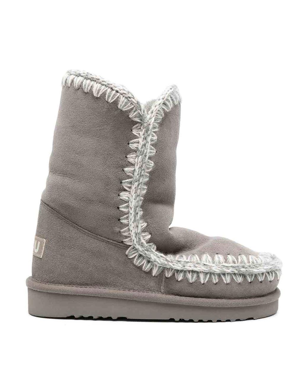Mou Eskimo Boot Ankle Boots in Grey | Lyst UK