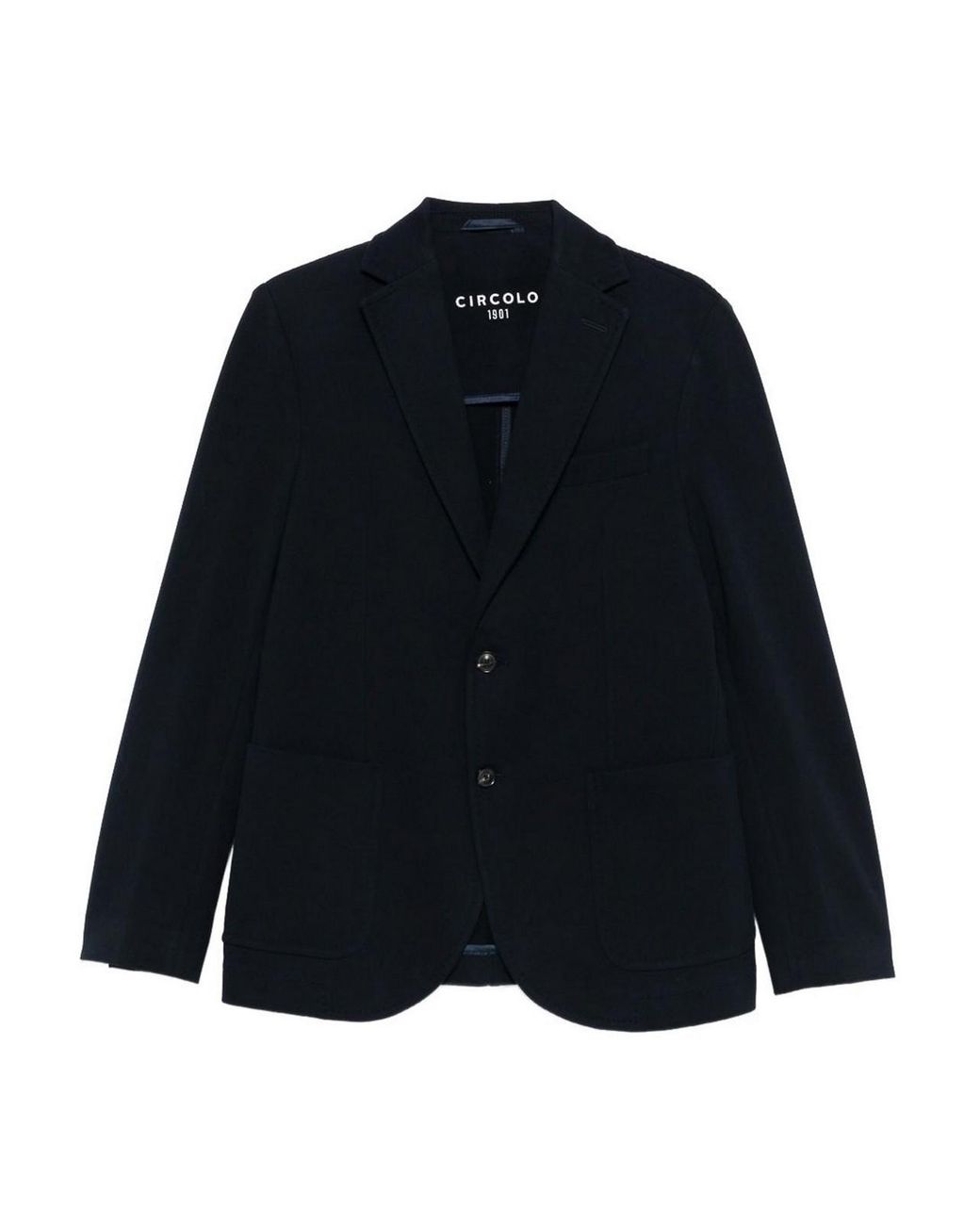 Circolo 1901 Blazer With Application in Blue for Men | Lyst UK