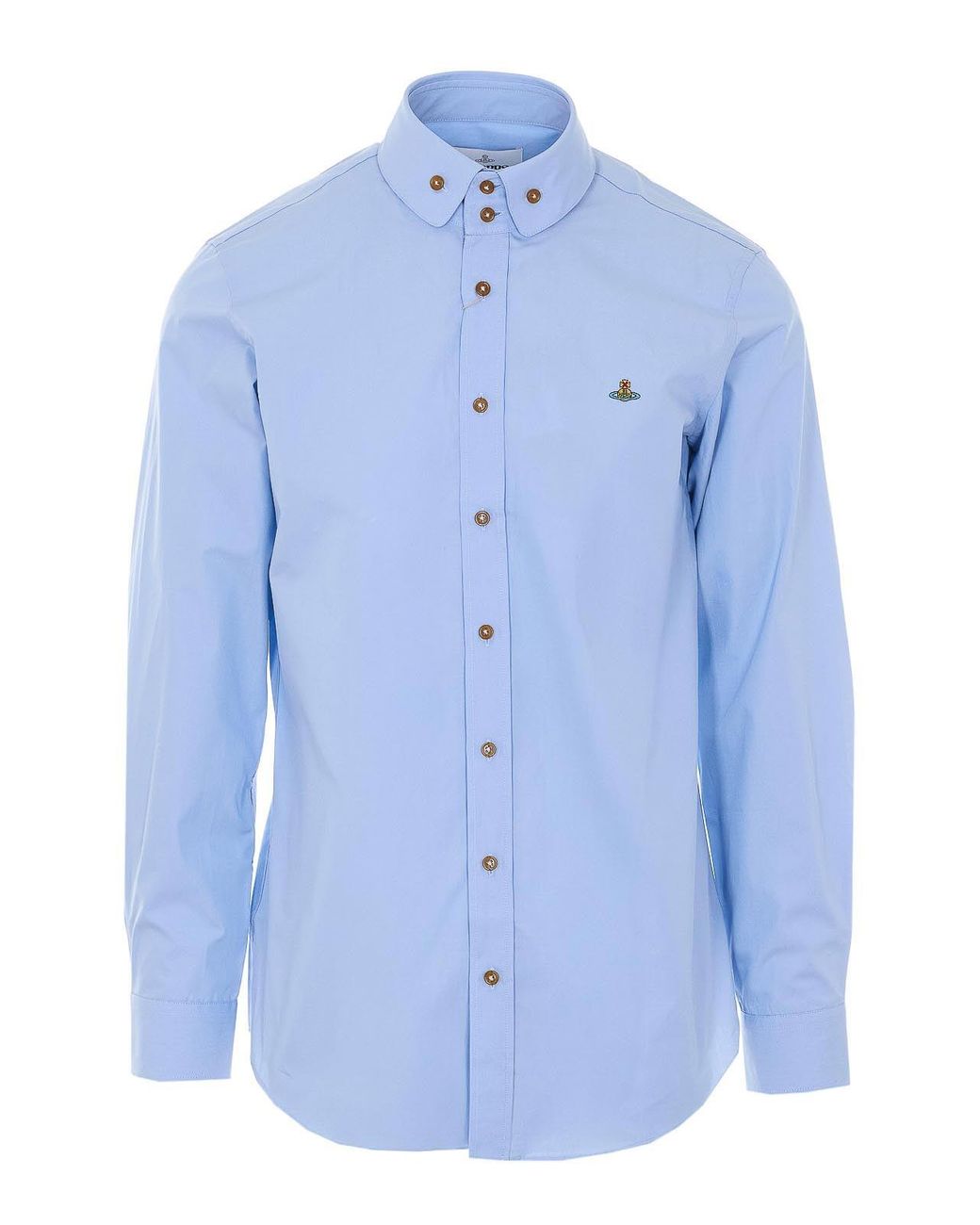 Vivienne Westwood Light Krall Buttons Shirt in Blue for Men | Lyst