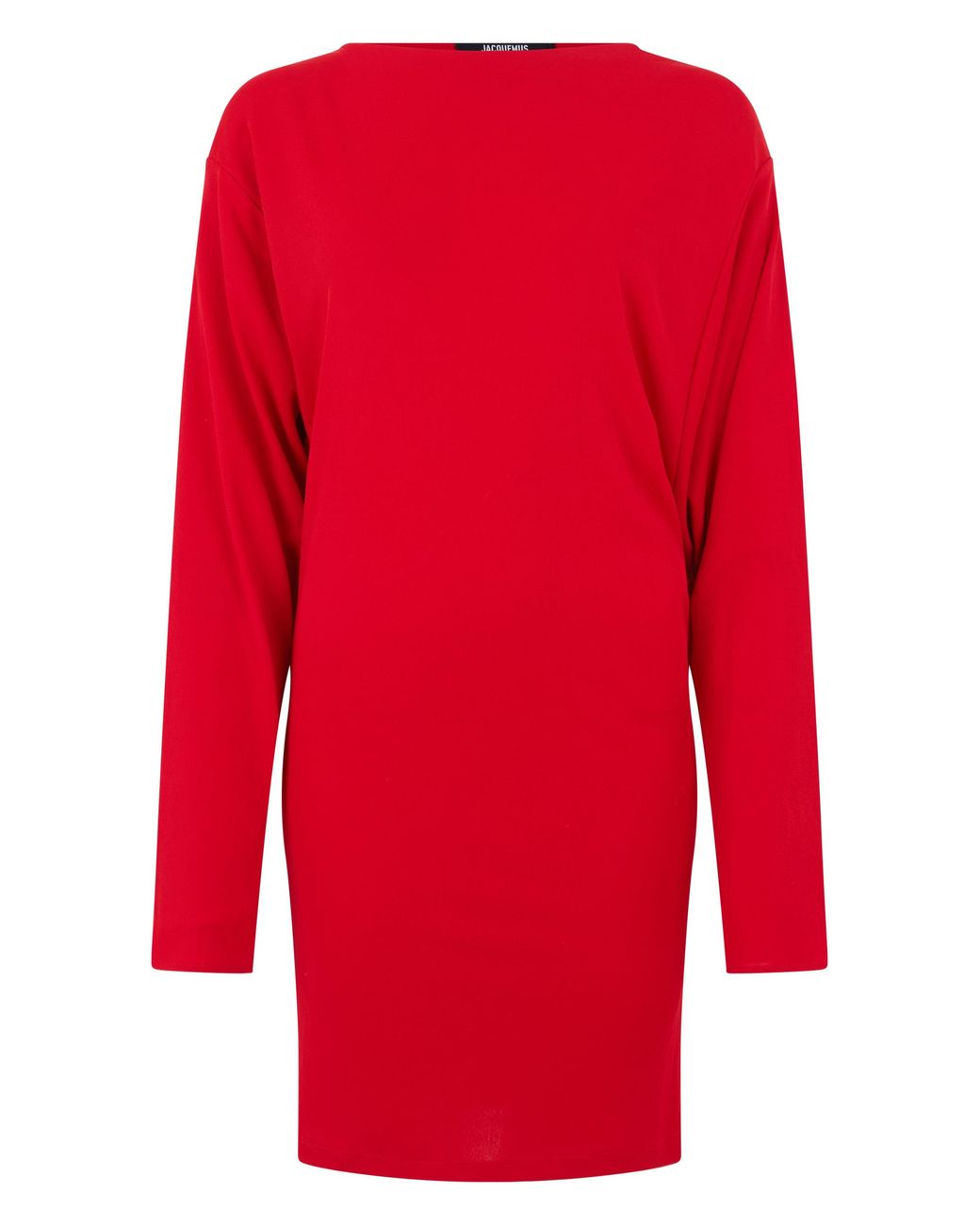 Jacquemus Mistral Dress With Draping On The Back in Red | Lyst UK