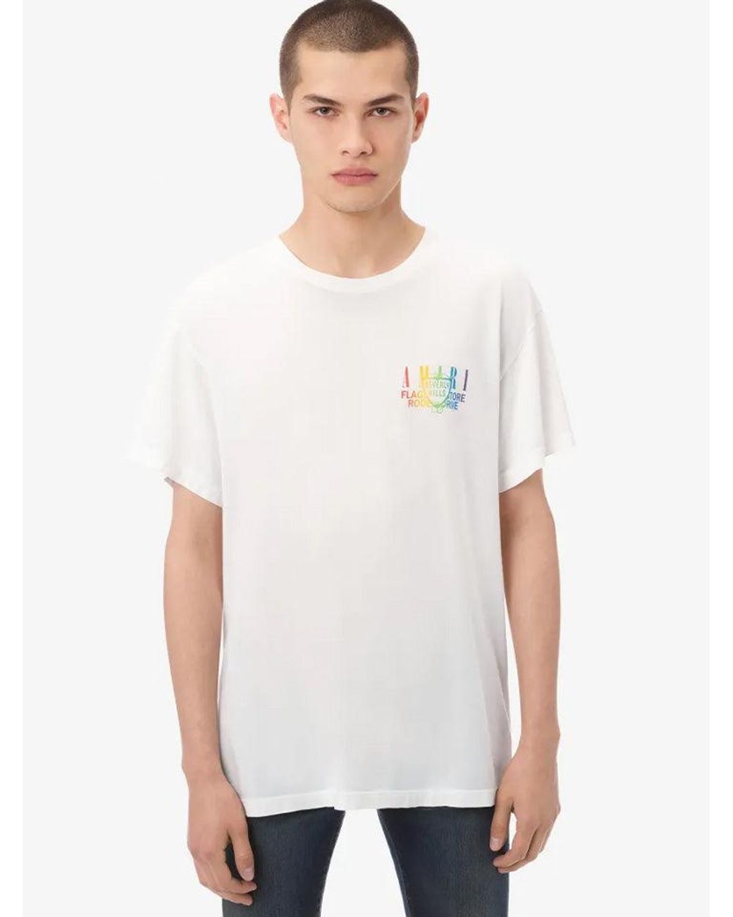 Amiri Xo Beverly Hills Printed T-Shirt in White for Men | Lyst
