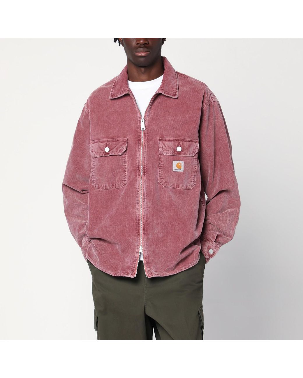 Carhartt Reynold Shirt Jacket Dusky in Pink for Men | Lyst