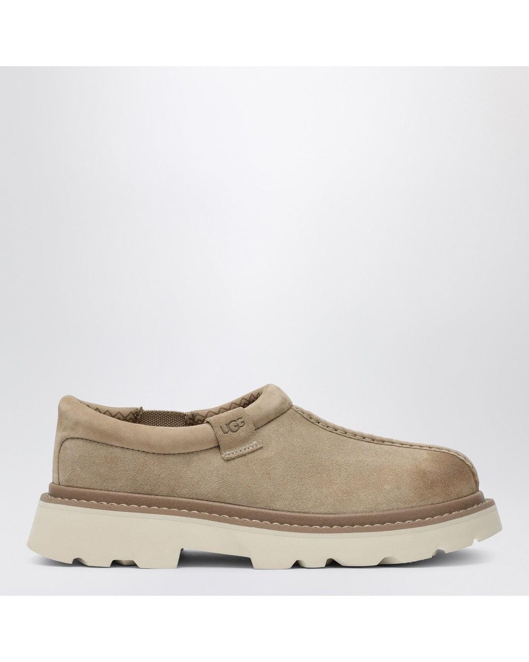 UGG Slip On Tasman Lug in Natural for Men | Lyst