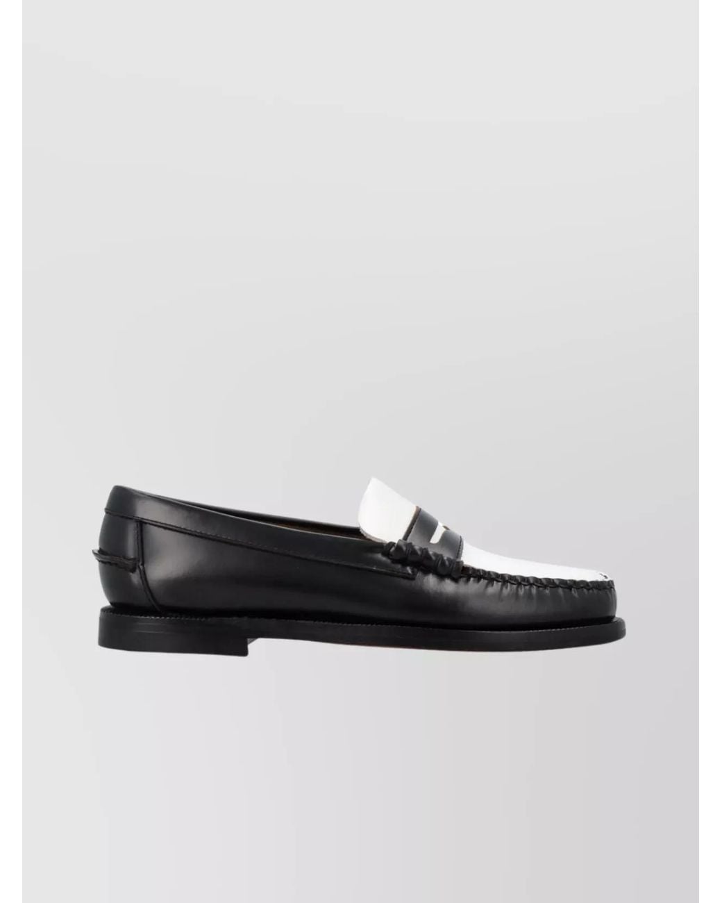 Sebago Leather Classic Dan Loafers in Black | Lyst