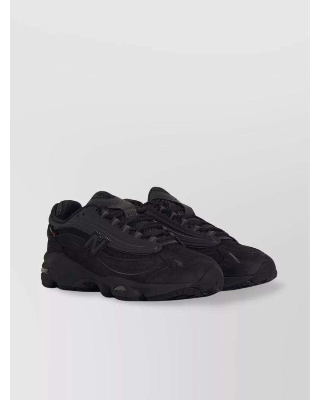 New Balance Mesh Panels Rubber Outsole Sneakers in Black for Men | Lyst