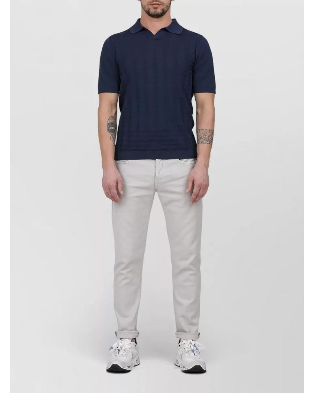 Incotex Skinny Trousers in Grey for Men | Lyst UK